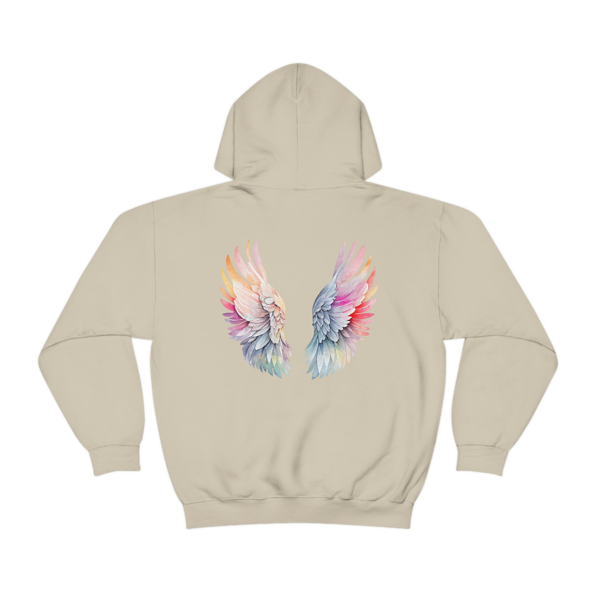 Angel Wings, Angel Wings Hoodie, Blue Angel Wings Heavy Blend Hooded ...
