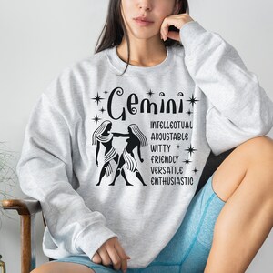 Zodiac Shirts, Gemini Shirt, Cute Zodiac Sweatshirts, Your Zodiac Sign ...