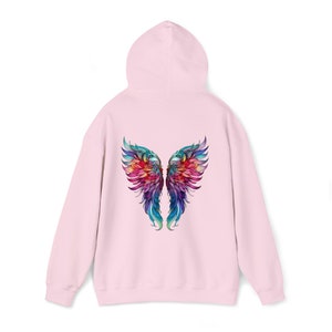 Angel Wings, Angel Wings Hoodie, Whimsical Hoodie, Ombre Angel Wings ...