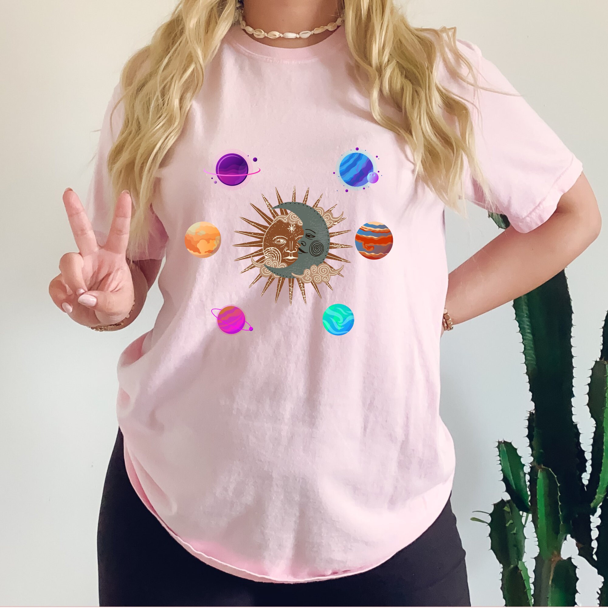 Comfort Colors®, Astronaut Space Stars Shirt,outer Space Shirt Solar ...