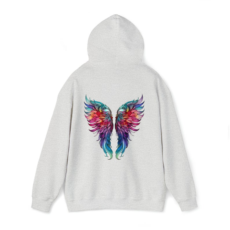 Angel Wings, Angel Wings Hoodie, Whimsical Hoodie, Ombre Angel Wings ...