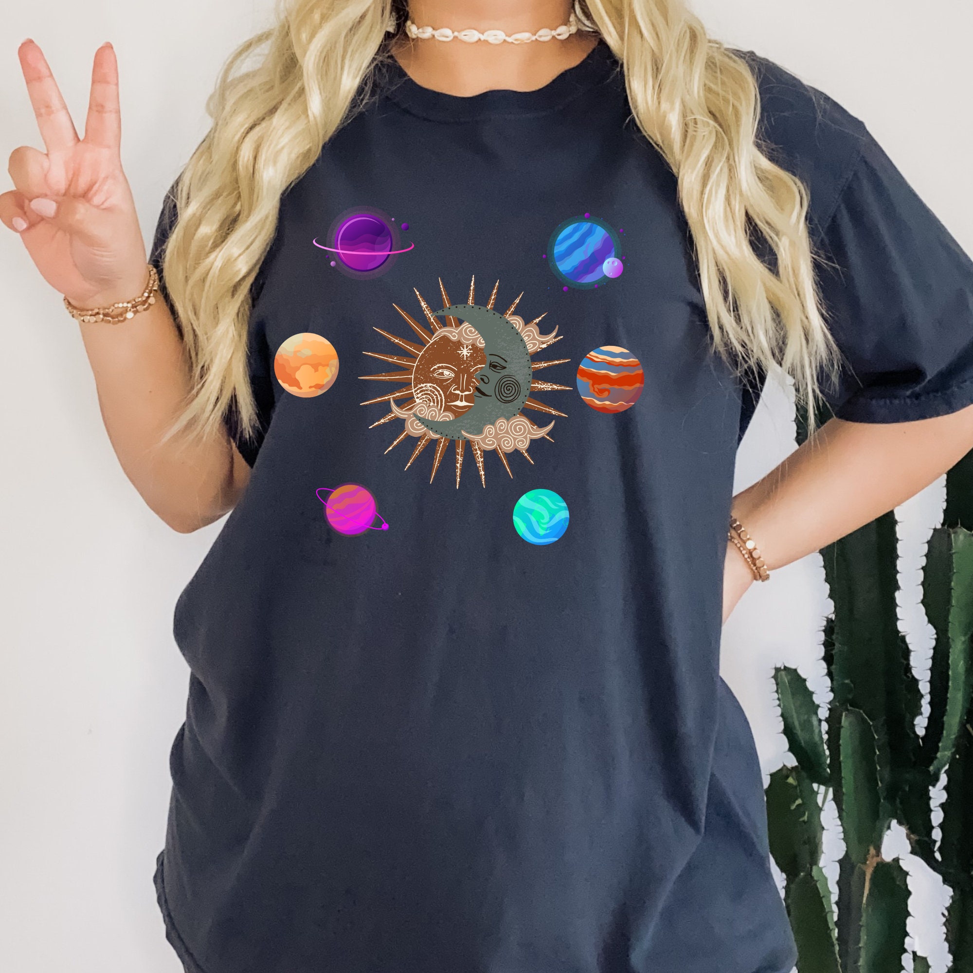 Comfort Colors®, Astronaut Space Stars Shirt,outer Space Shirt Solar ...
