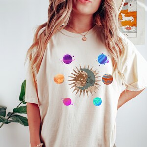 Comfort Colors®, Astronaut Space Stars Shirt,outer Space Shirt Solar ...