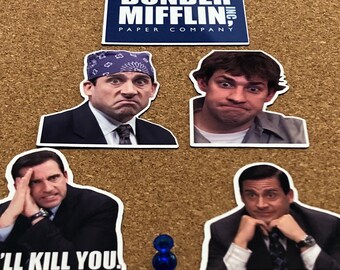 The Office Magnets Wood Magnets Laser Engraved the Office Set of 5 - Etsy