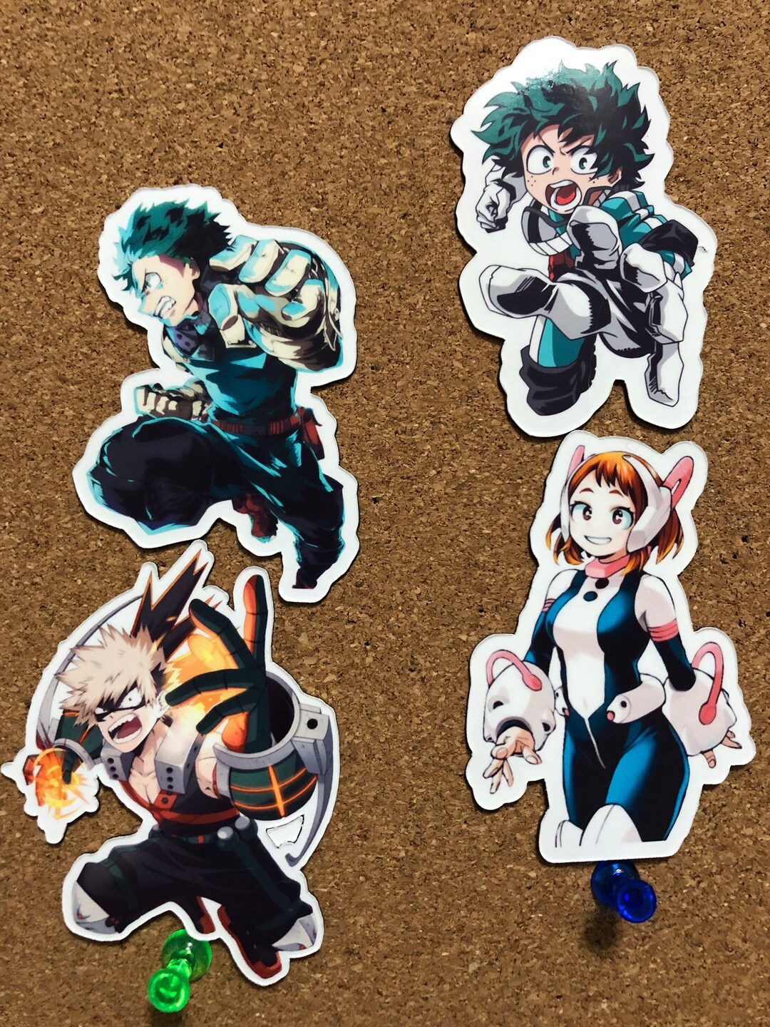 Hero School Anime Magnets, Hero Anime Stickers - Etsy