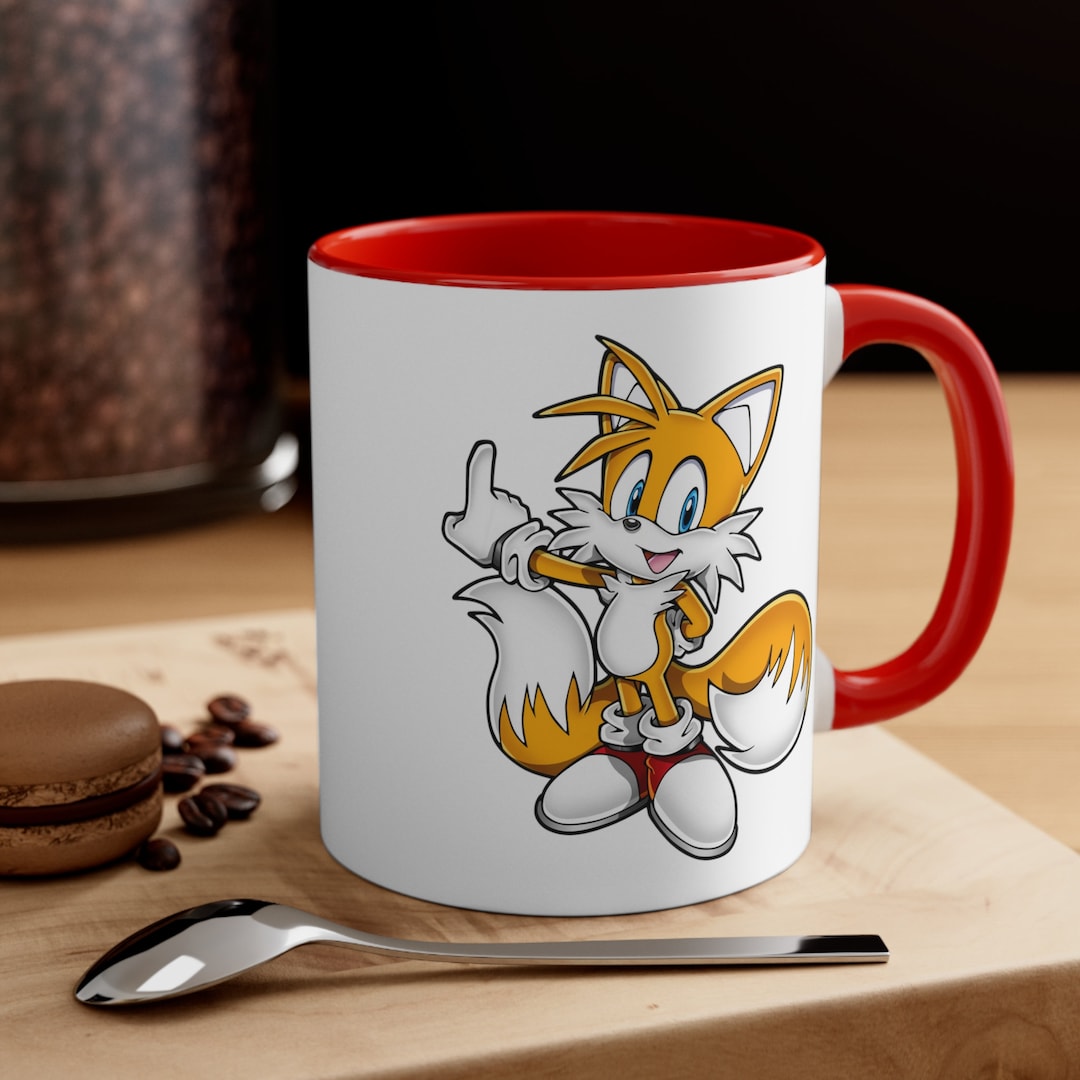 Tails Coffee Mug | Sonic Tails Coffee Cup - Etsy