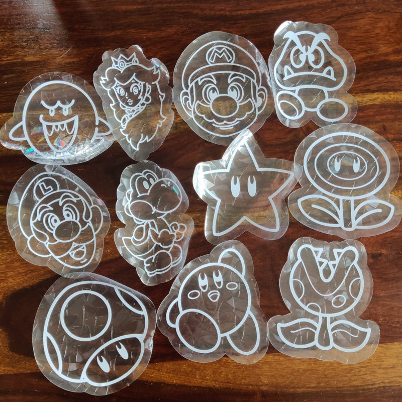 Super Mario Window Decal - Etsy