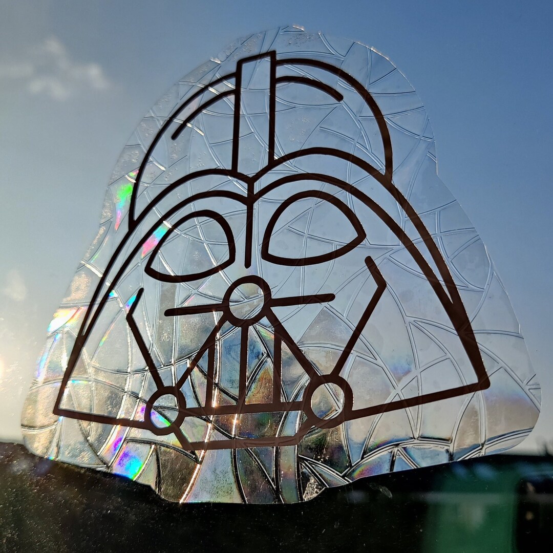 Reusable Suncatcher Window Sticker Star Wars Darth Vader - Etsy