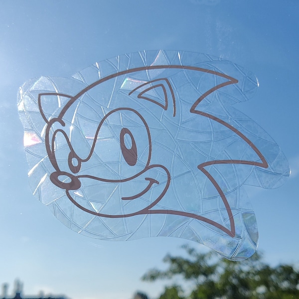 Sonic the Hedgehog Window Decal - Etsy