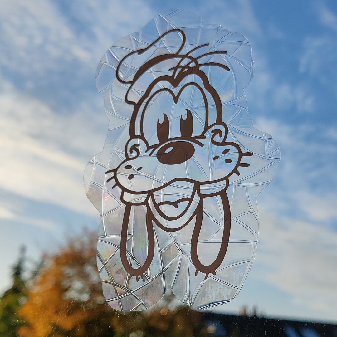 Reusable Suncatcher Window Sticker Disney, Goofy - Etsy