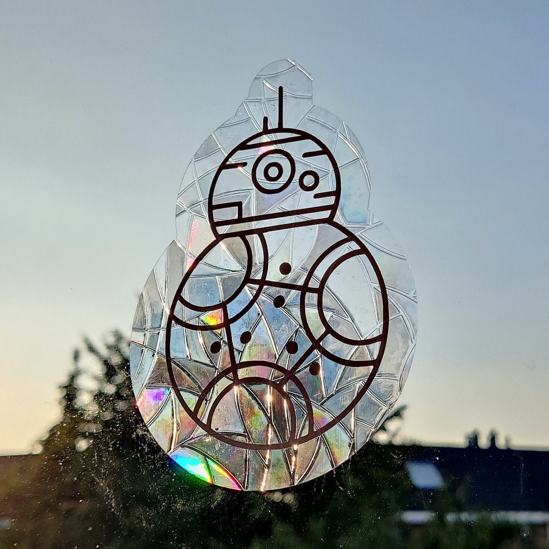Reusable Suncatcher Window Sticker Star Wars, BB-8 - Etsy