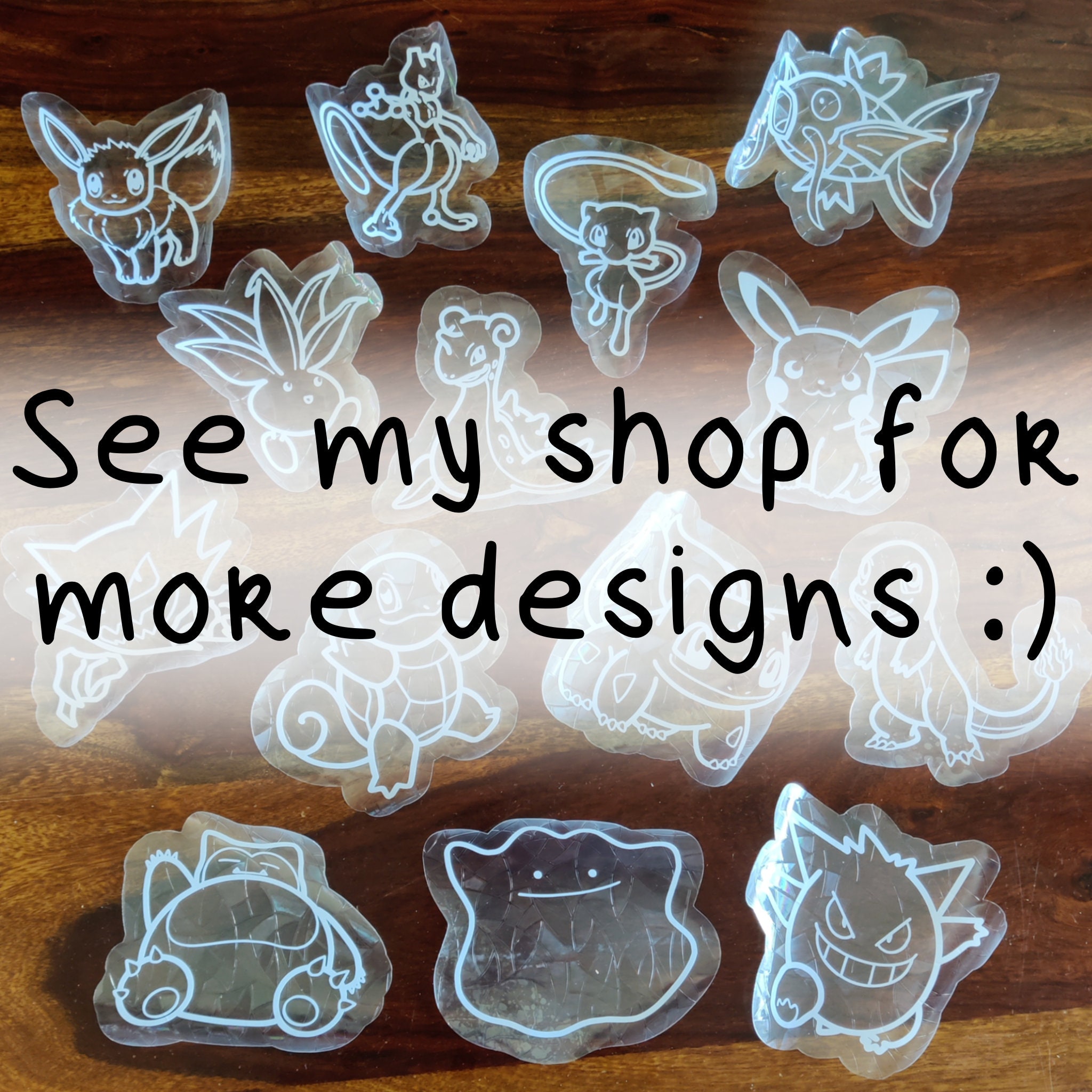Reusable Suncatcher Window Sticker Pokémon Eevee - Etsy