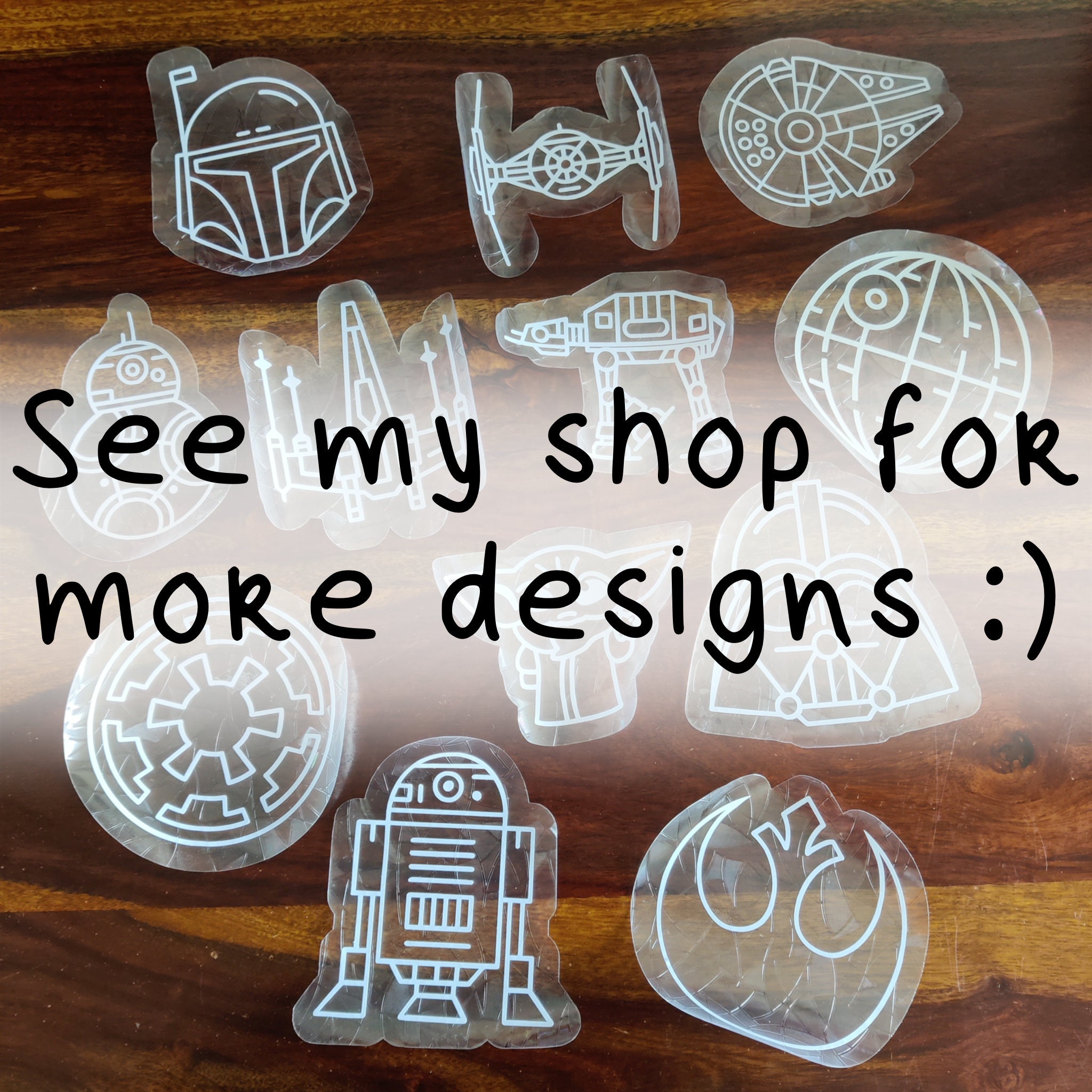 Reusable Suncatcher Window Sticker Star Wars, Galactic Empire Logo - Etsy