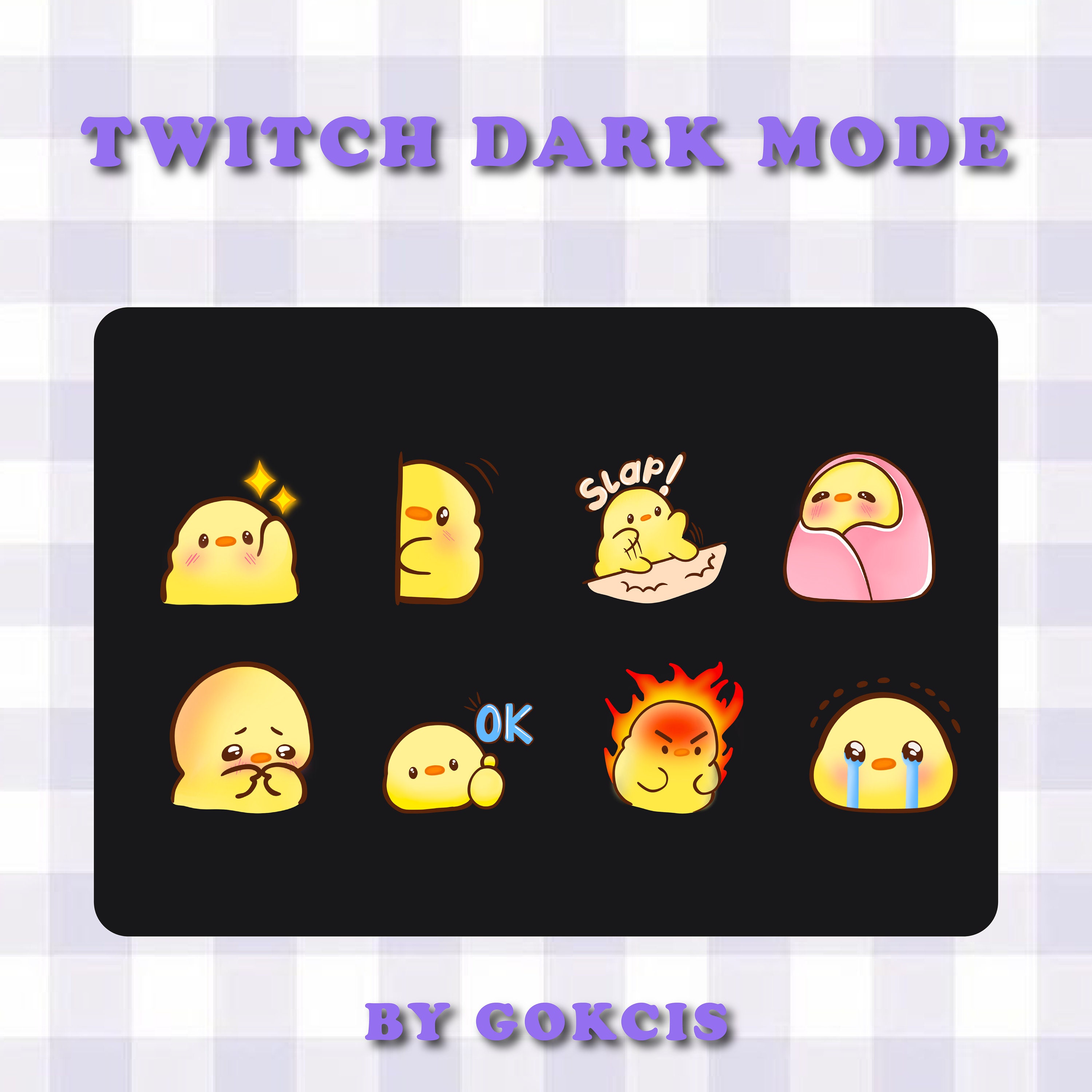 Twitch Emotes, Streamer, Emotes for Streamers, Emotes Pack, Chick ...