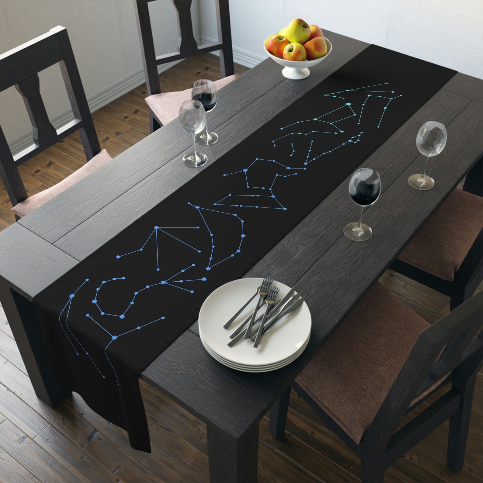 Zodiac Constellations Table Runner - Etsy
