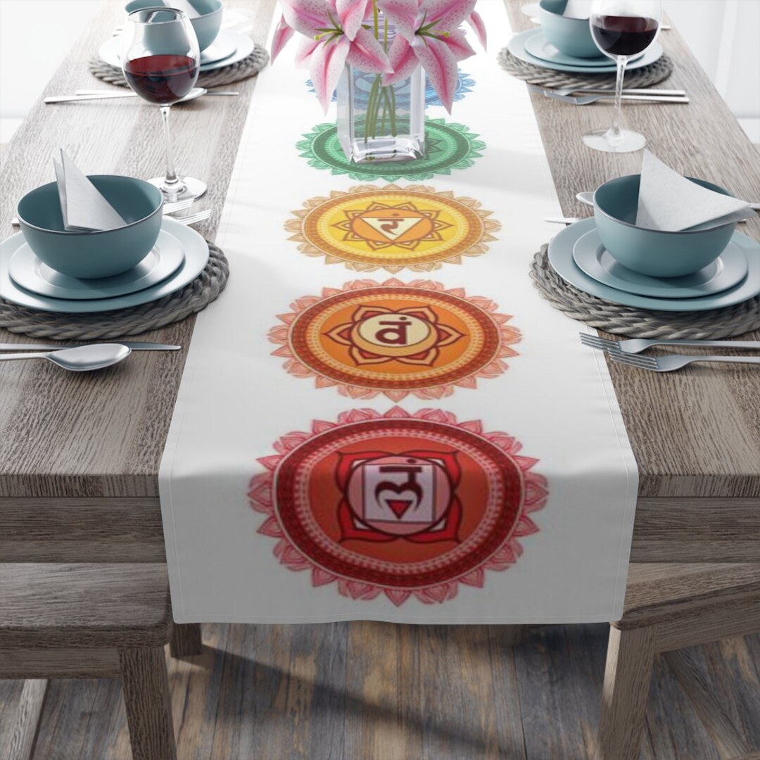 7 Chakras Table Runner - Vertical - Etsy