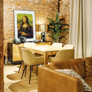 Mona Lisa, Leonardo Da Vinci Pixel Art, Digital Painting Replica, Gamer ...