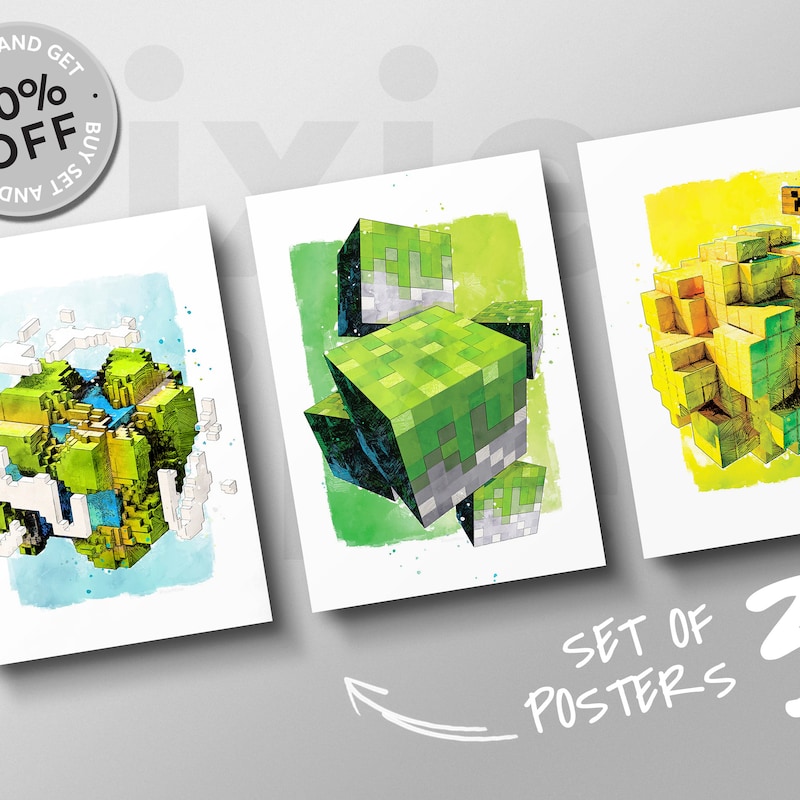 Mincraft Posters - Etsy
