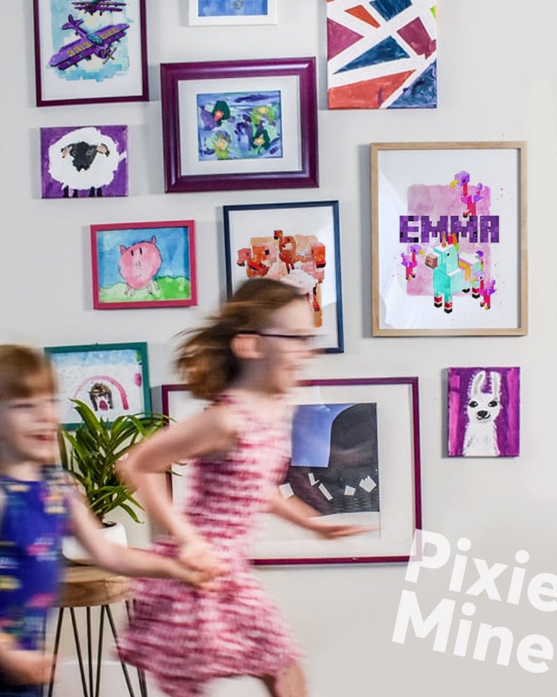 Mine Game Sword, Pixel Poster, Block Art, Instant Digital Print ...