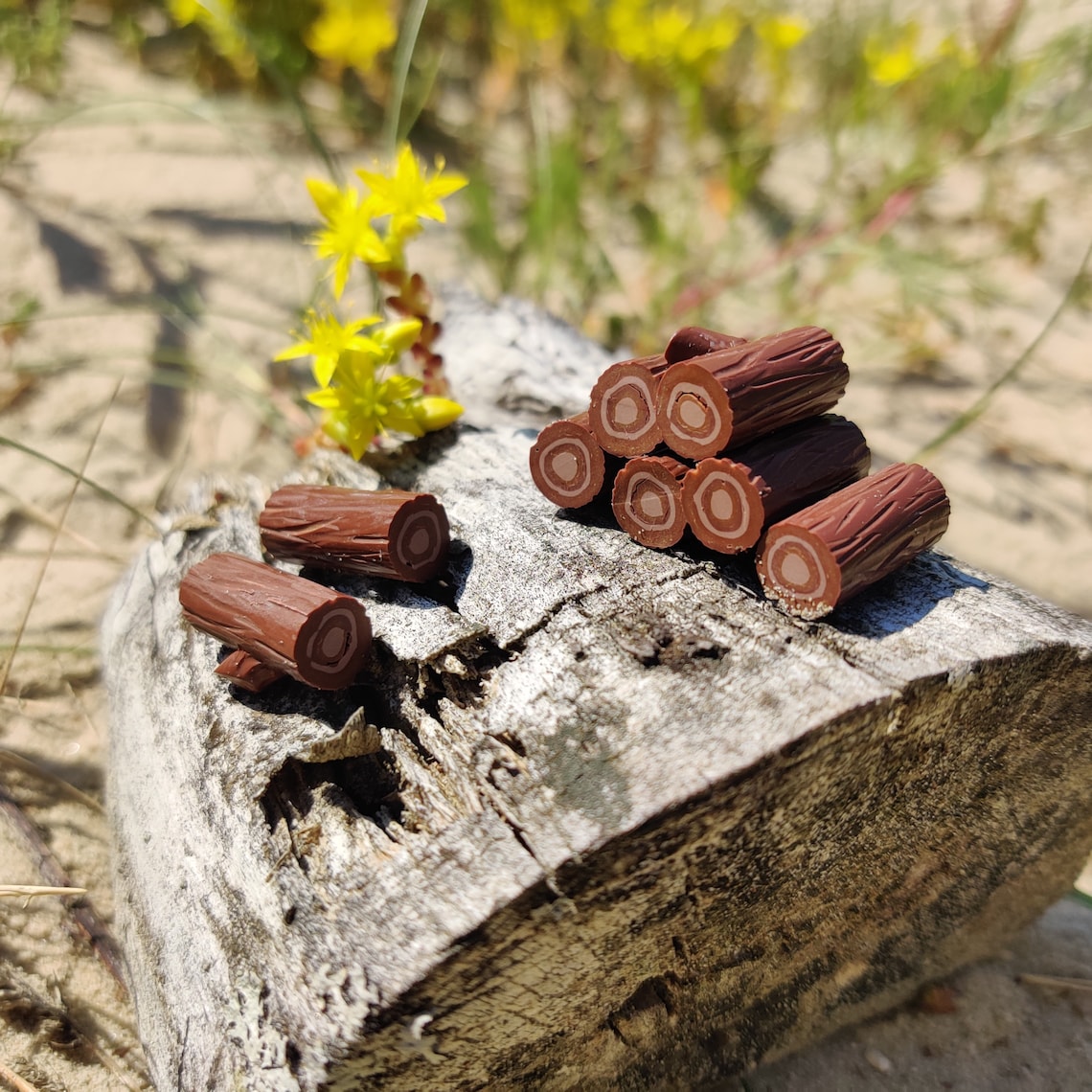 Resource Tokens WOOD Logs Board Game Components Board - Etsy