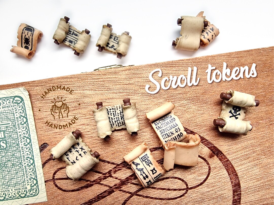 Ancient Scroll Tokens / Parchment / Old Documents - Etsy