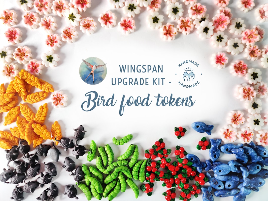 Handmade Food Tokens Compatible With Wingspan™ - Sets for Base Game and ...