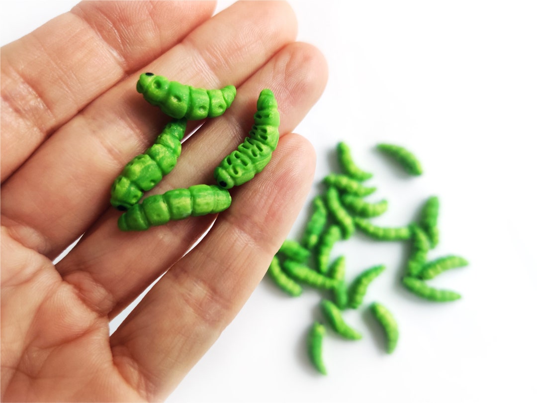 Handcrafted Caterpillars, Wingspan Food Token, Board Game Pieces ...