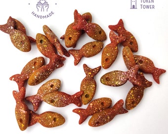 Fish Miniatures Board Game Pieces Resource Tokens Game - Etsy