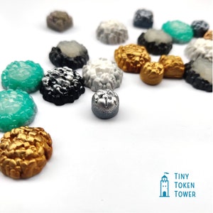 Handmade Polymer Clay Game Resource Markers: Tabletop Game Tokens - Etsy