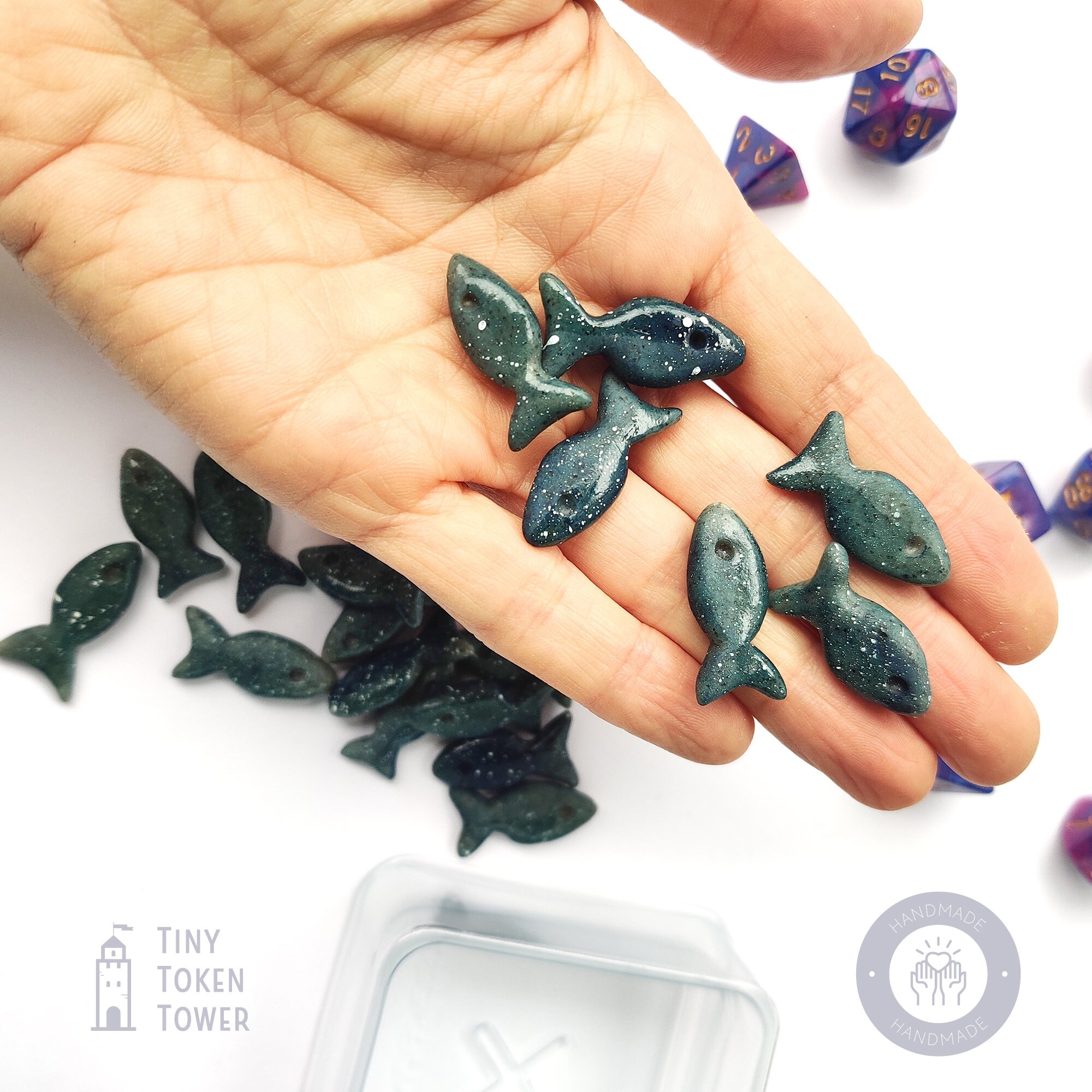 Fish Miniatures Board Game Pieces Resource Tokens Game - Etsy