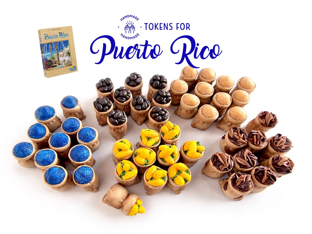 Upgrade Tokens for Puerto Rico Game Miniature Bags With - Etsy