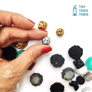 Handmade Polymer Clay Game Resource Markers: Tabletop Game Tokens - Etsy