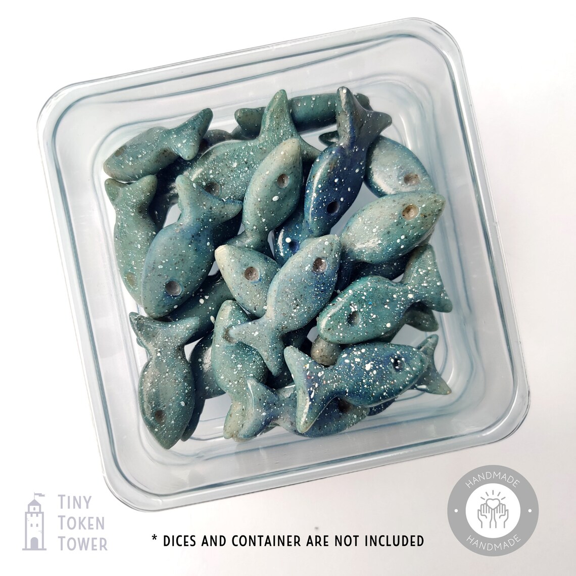 Fish Miniatures Board Game Pieces Resource Tokens Game - Etsy