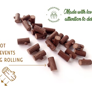 Resource Tokens - WOOD, Logs, Board Game Components, Board Game Pieces ...