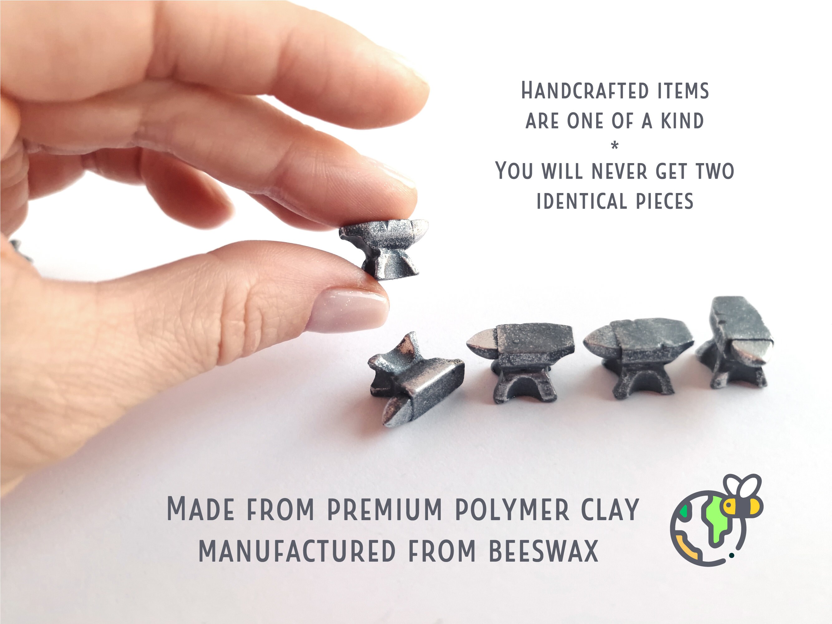 Miniature Anvils / Board Game Pieces / Tokens for Flamecraft, Concordia ...