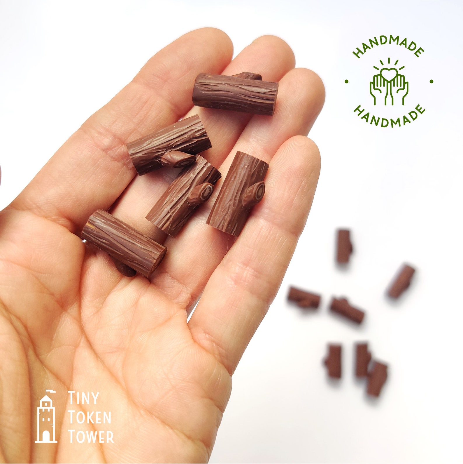 Resource Tokens WOOD Logs Board Game Components Board - Etsy