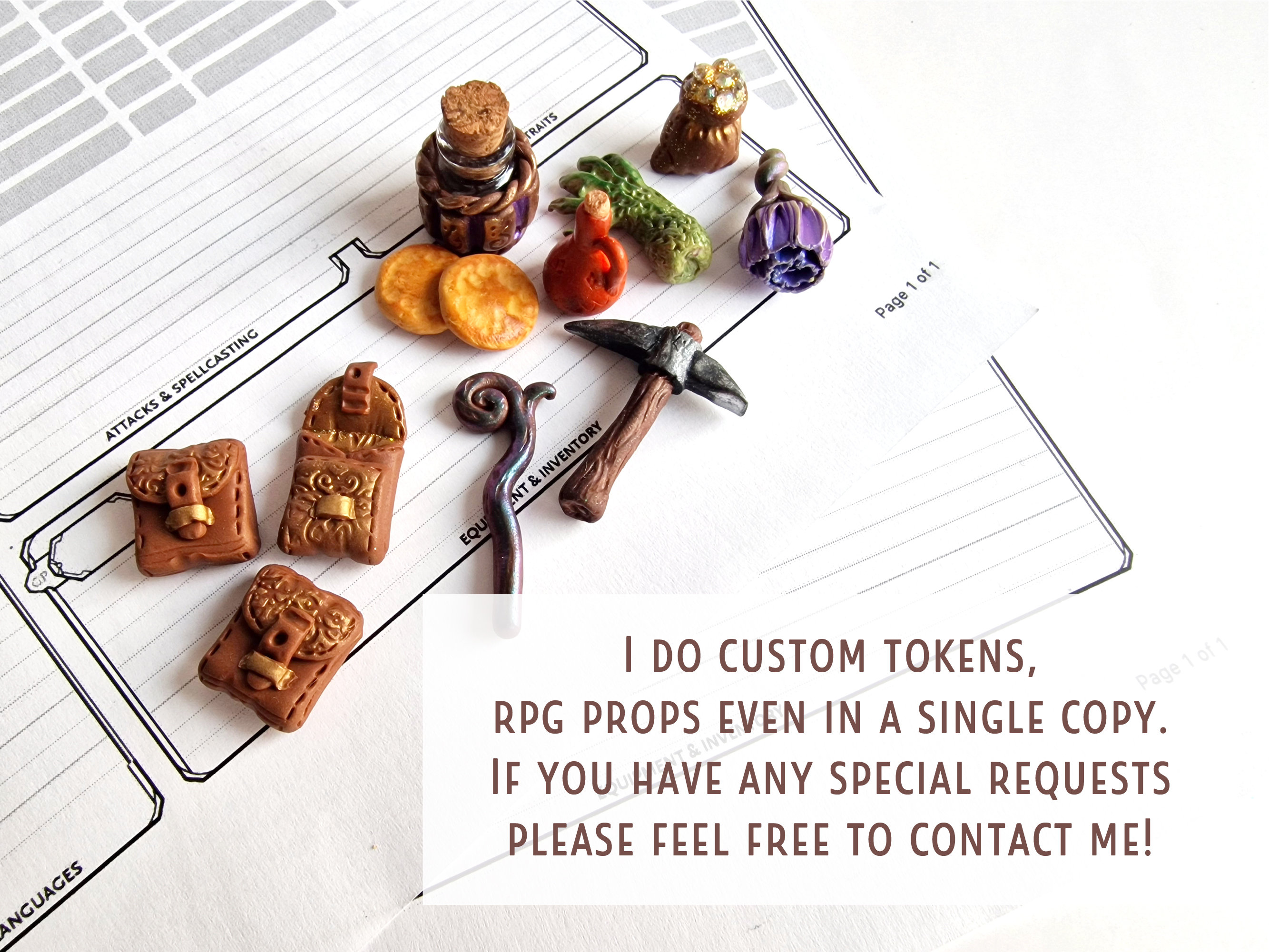 Gemstones, Color Crystals - Random Color Mix. Material - Polymer Clay ...