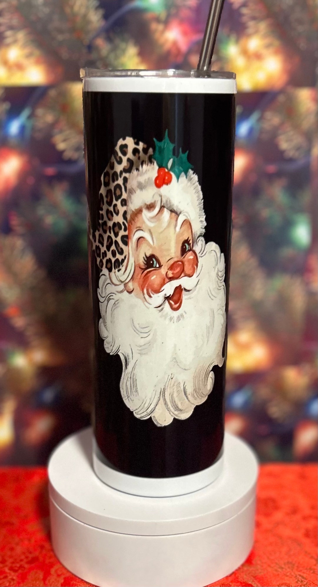 Leopard Santa Claus Santa Baby Insulated Tumbler - Etsy