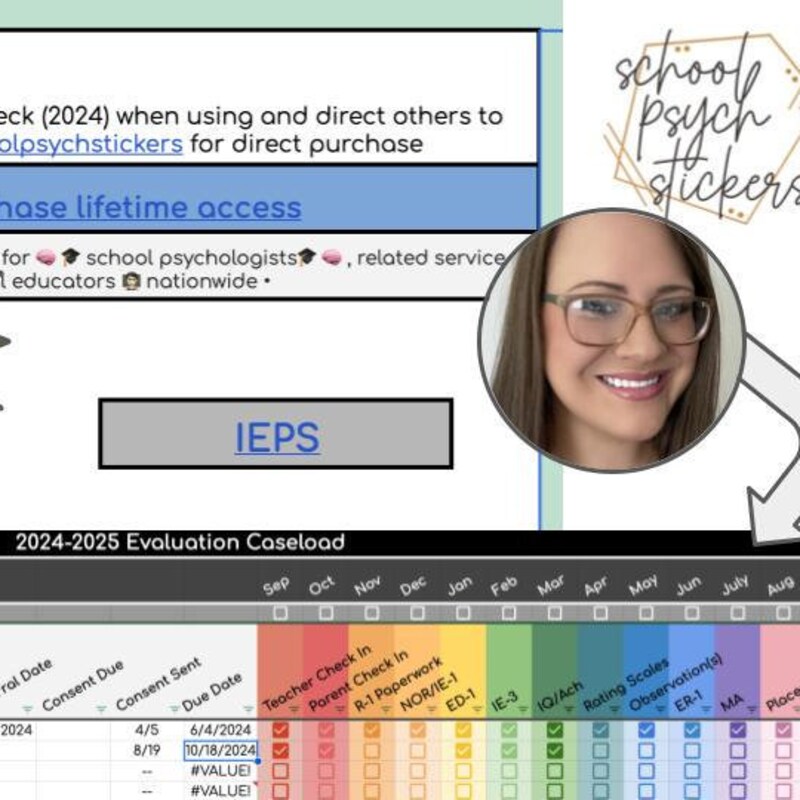 Caseload Spreadsheet - Etsy