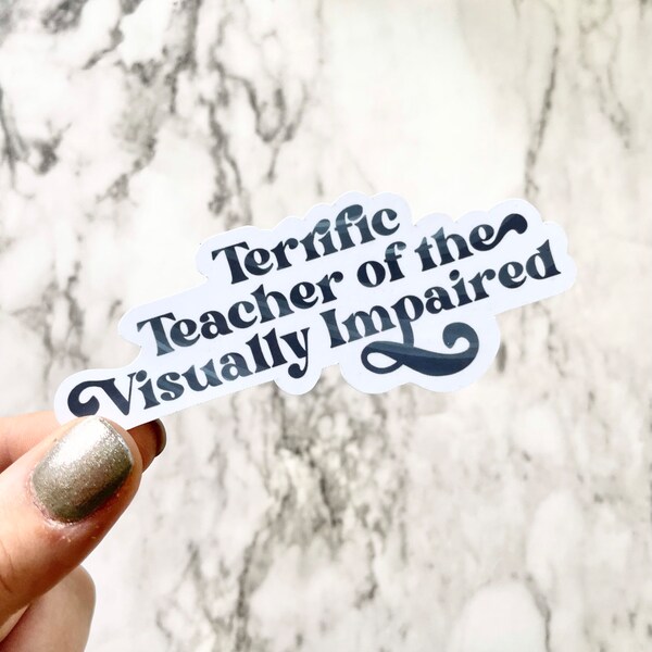 Teacher of Visually Impaired Svg - Etsy