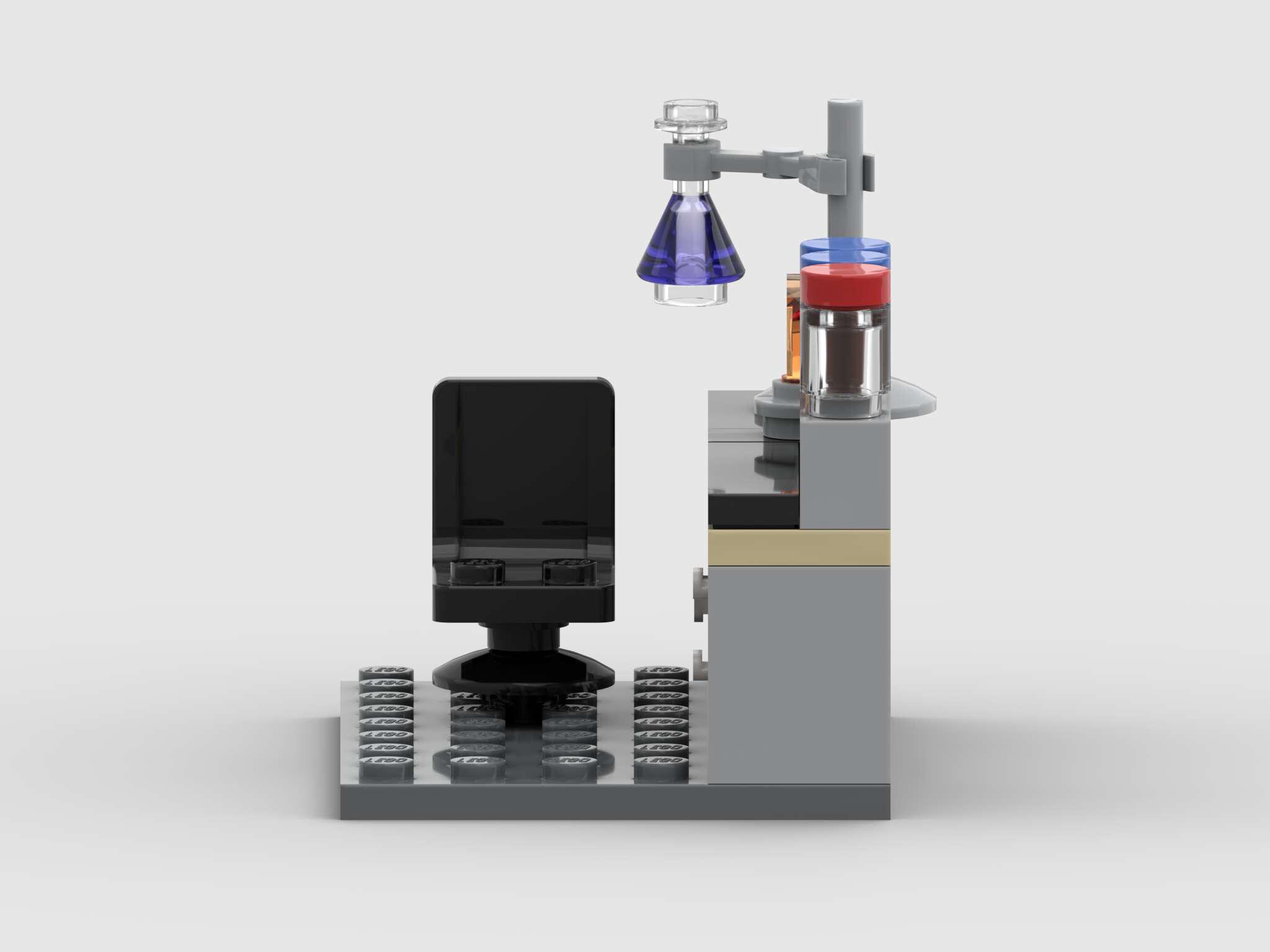 Chemistry Lab Bench - Model Built of LEGO® Bricks for Adults - Etsy