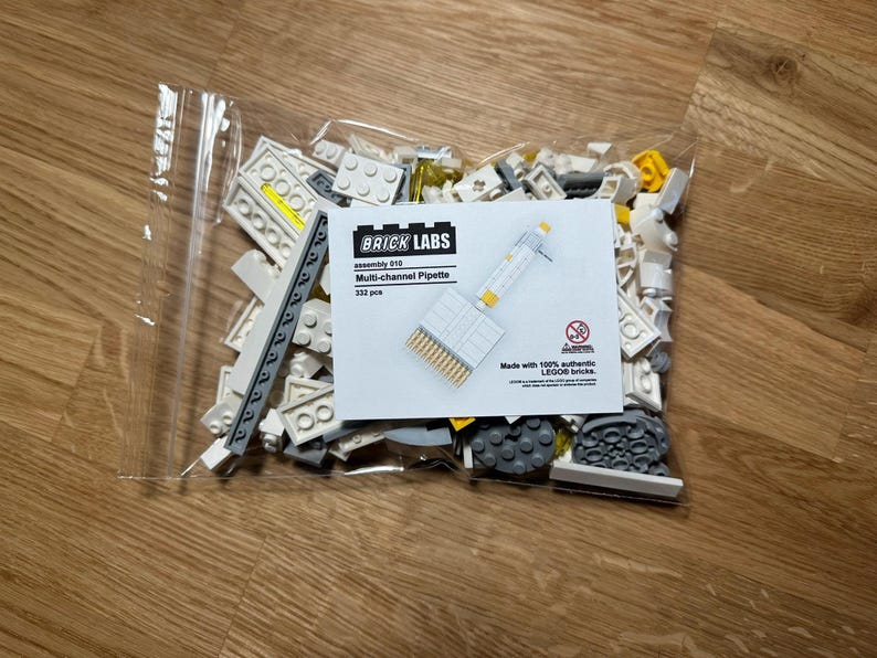 Multi-channel Pipette - Model Built of LEGO® Bricks for Adults - Etsy