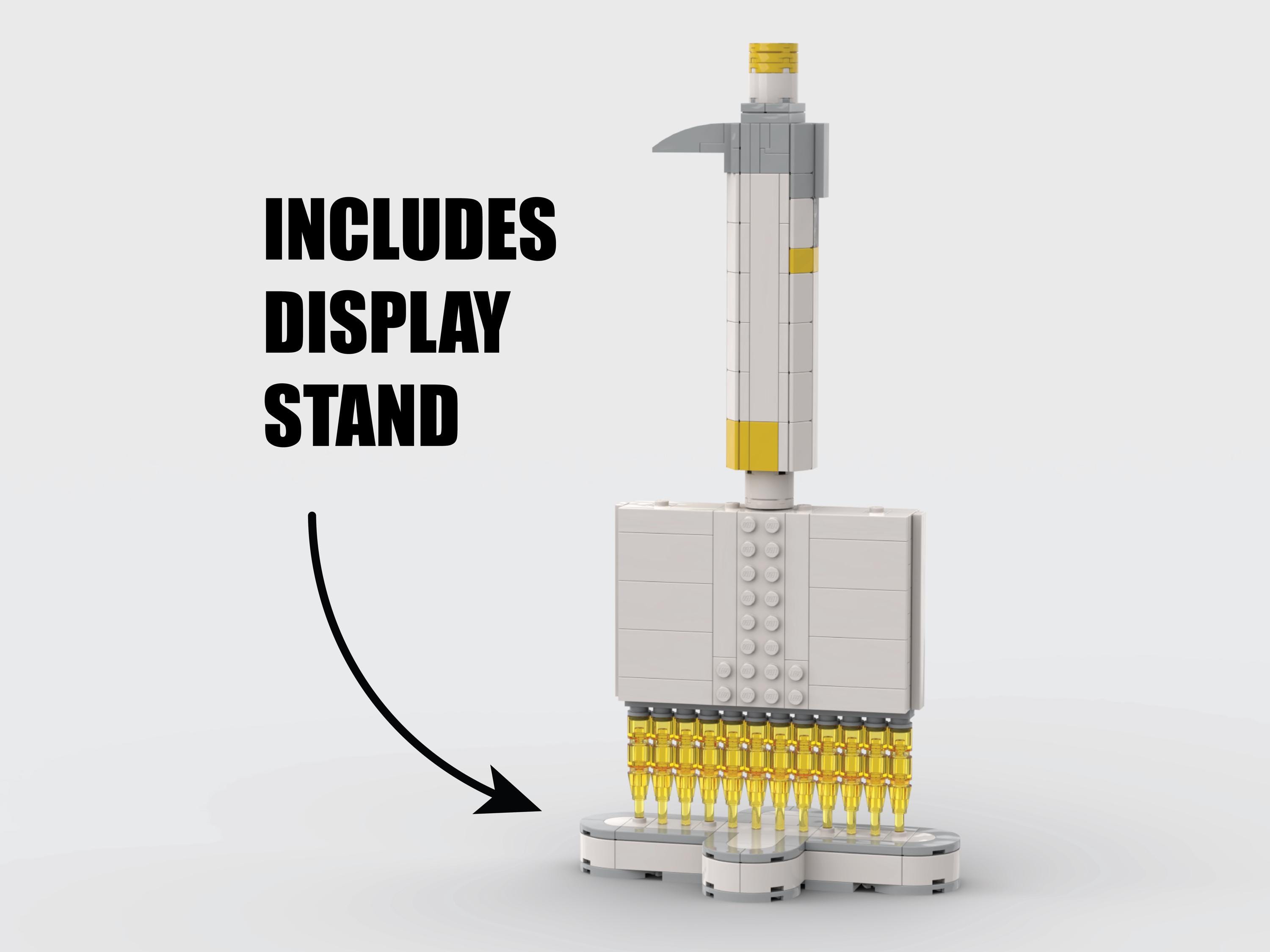Multi-channel Pipette - Model Built of LEGO® Bricks for Adults - Etsy