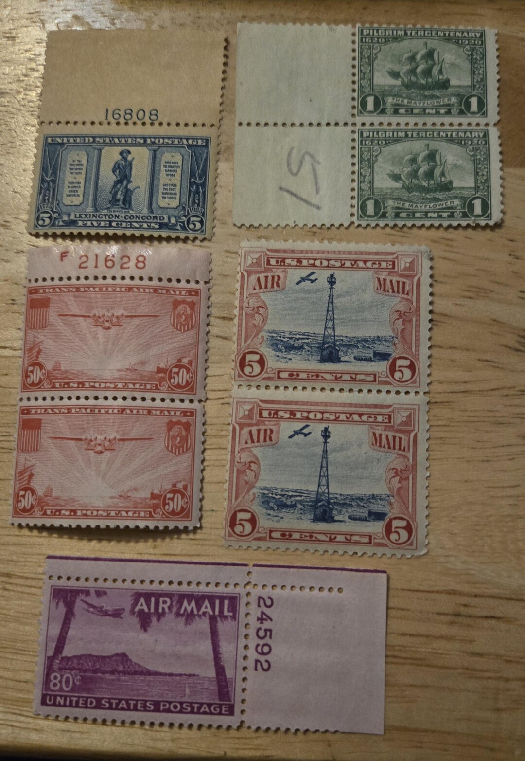 8 Mint Classic US Postage 1920 - 1952. Air Mail and Standard - Etsy
