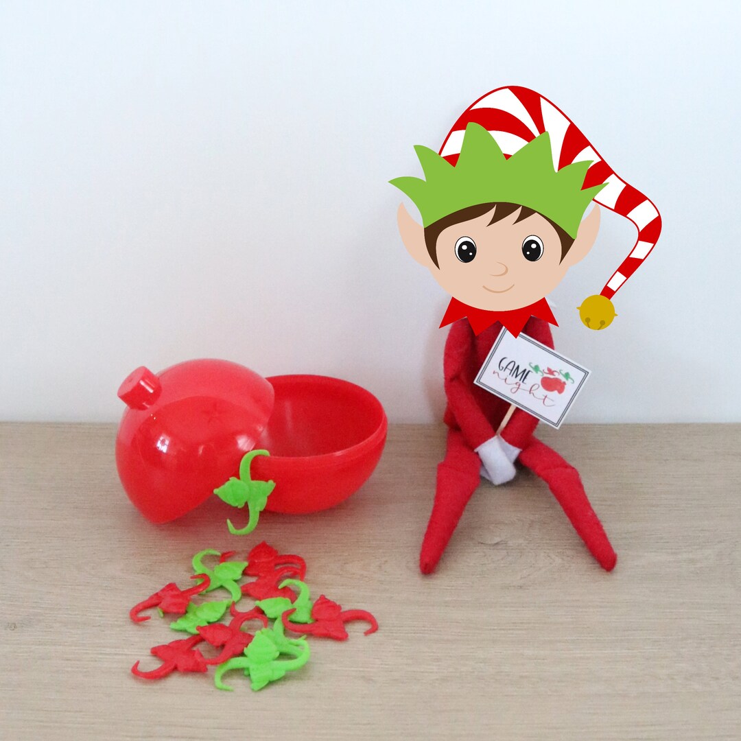 Linking Elf Game Single Day Elf Activity Etsy