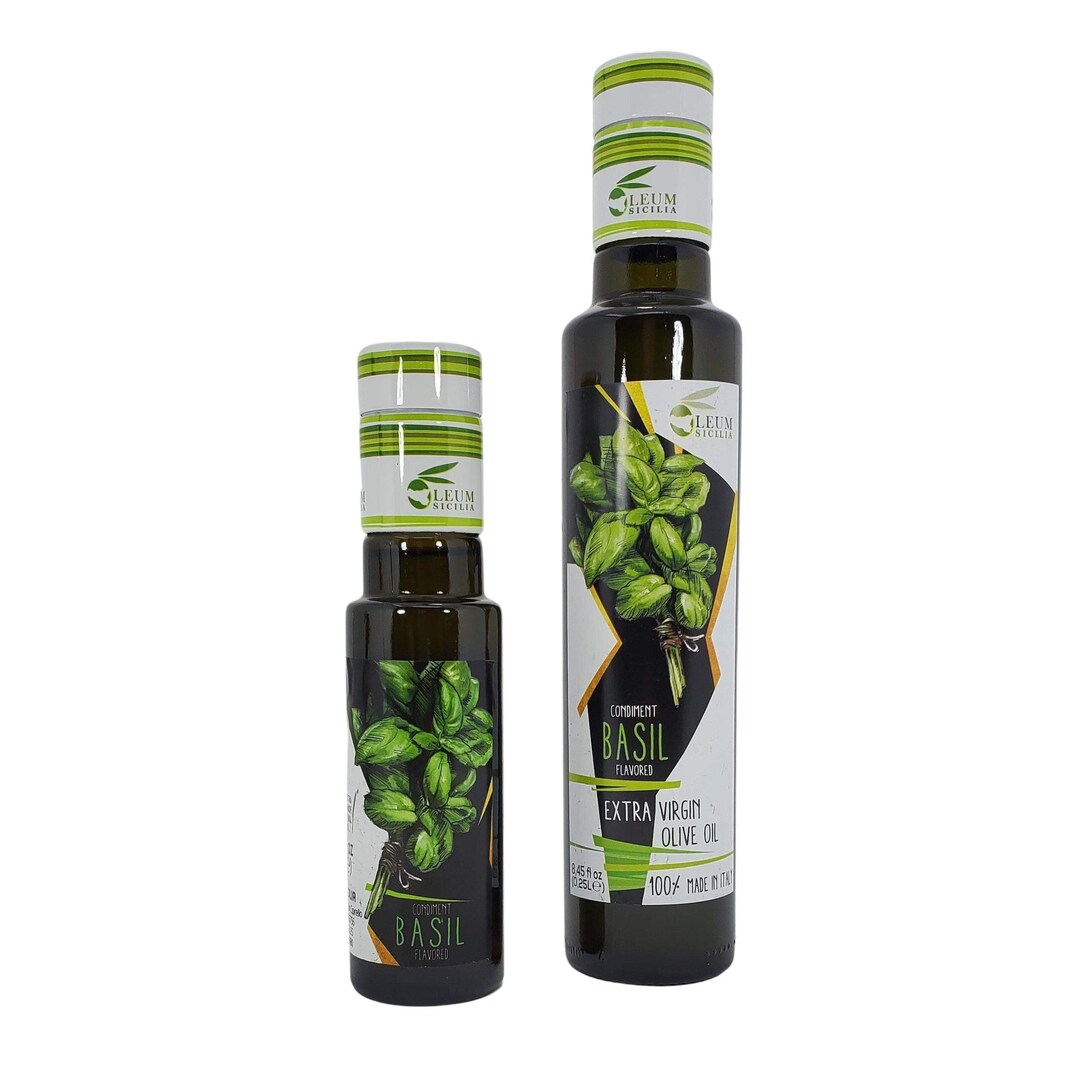 Basil Infused Extra Virgin Olive Oil - Etsy