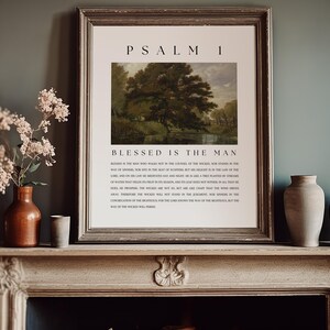 Psalm 1 | Psalms Posters | Biblical Prints | Christian Wall Art ...