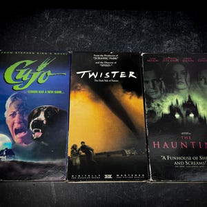 Horror VHS Tapes | Vintage Thriller Scary VCR Movies | Nostalgic Media ...