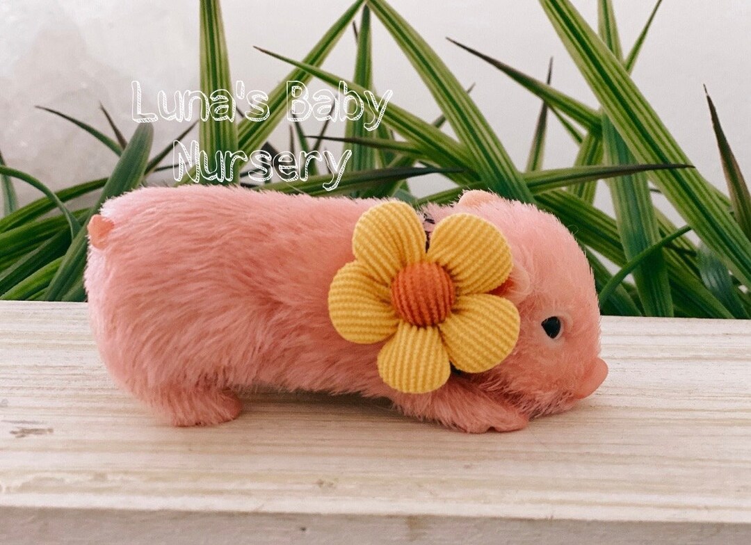 Peppa Silicone Pig Adoption Gift Set, Rosy Pink Reborn Piglet - Etsy