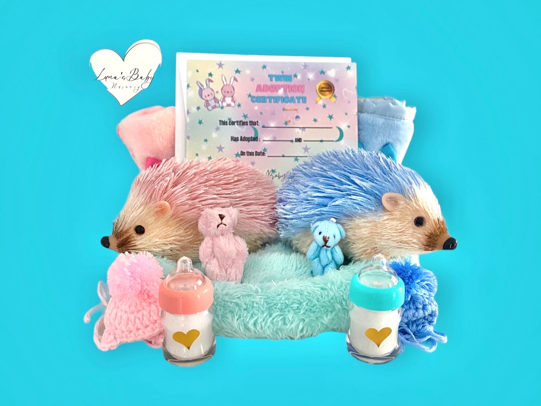 Silicone Hedgehog, Sonic and Sally Twin Collection, Silicone Mini ...